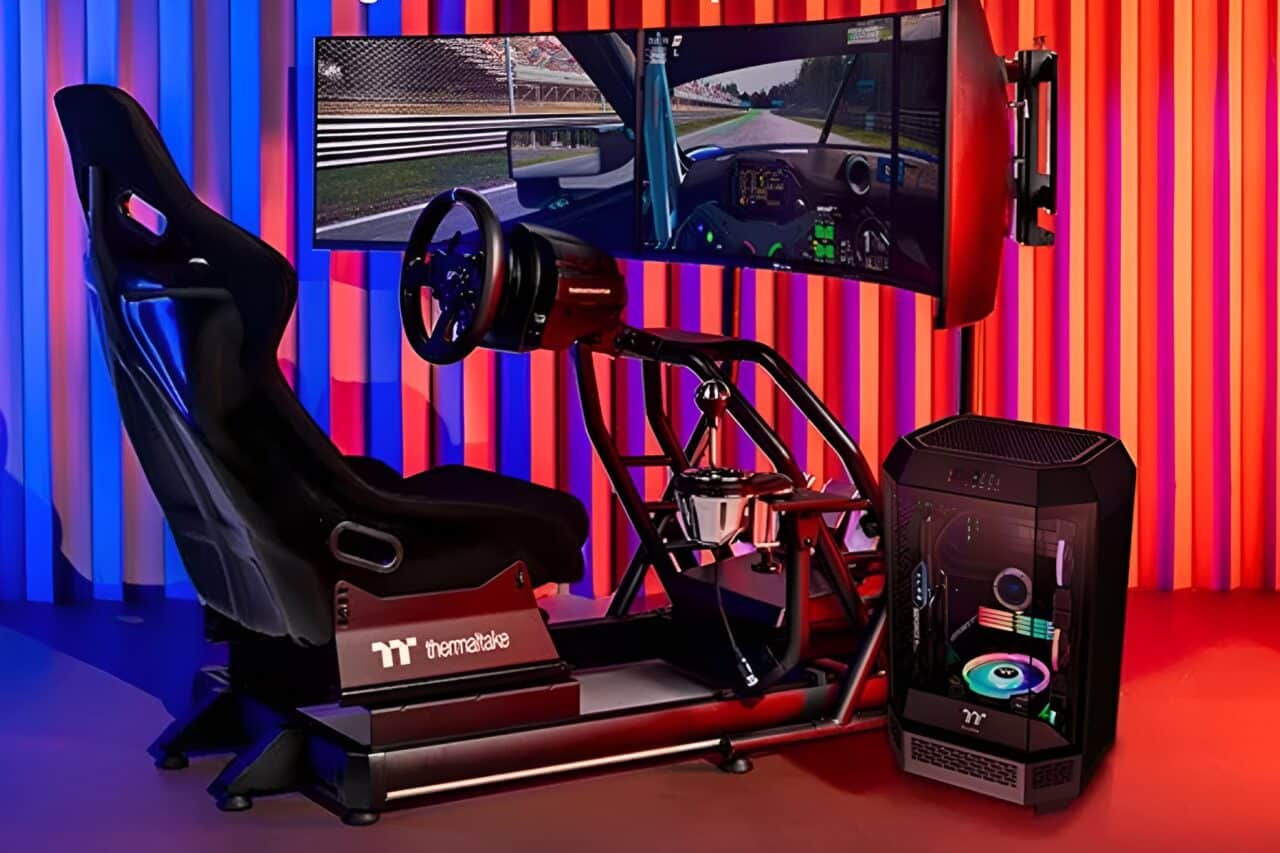 Thermaltake ataca con fuerza en el CES 2025: ¡se presentan el volante de carreras G6 y el ...